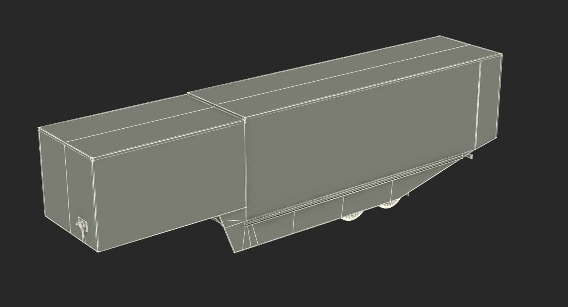 Tesla Semi Small Trailer Model - TurboSquid 1247887