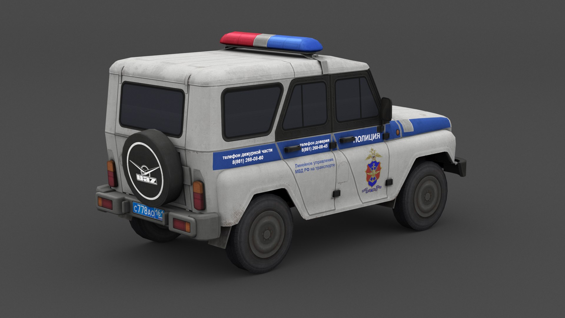 Uaz 3D Model - TurboSquid 1692785