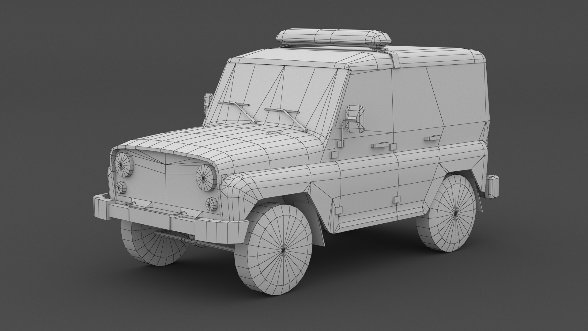 Uaz 3D Model - TurboSquid 1692785