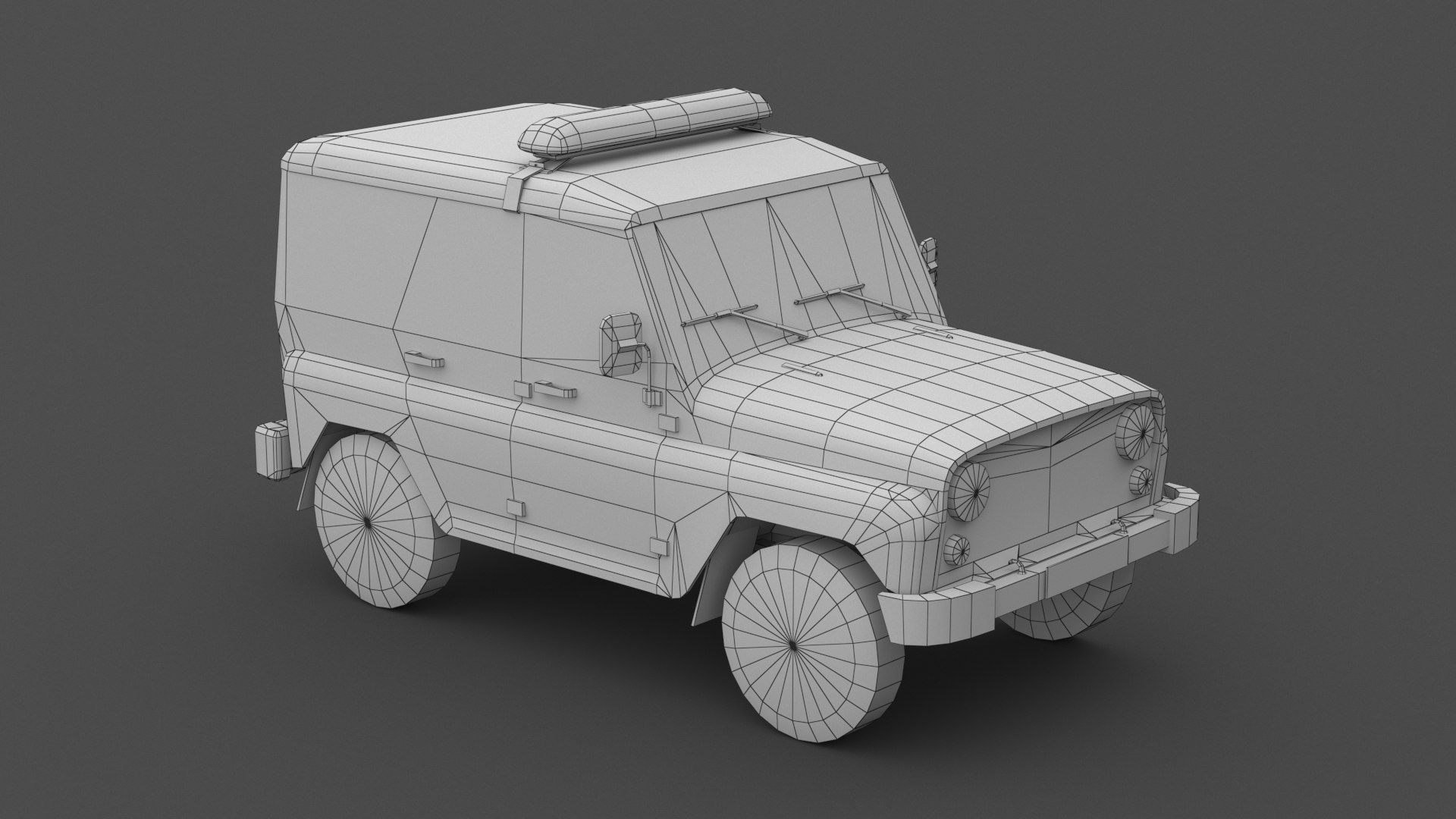 Uaz 3D Model - TurboSquid 1692785