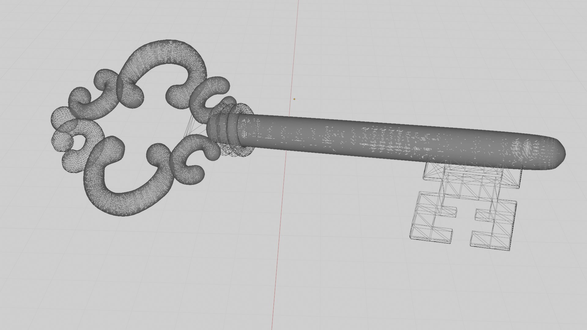 Golden Key 3D Model - TurboSquid 2139873