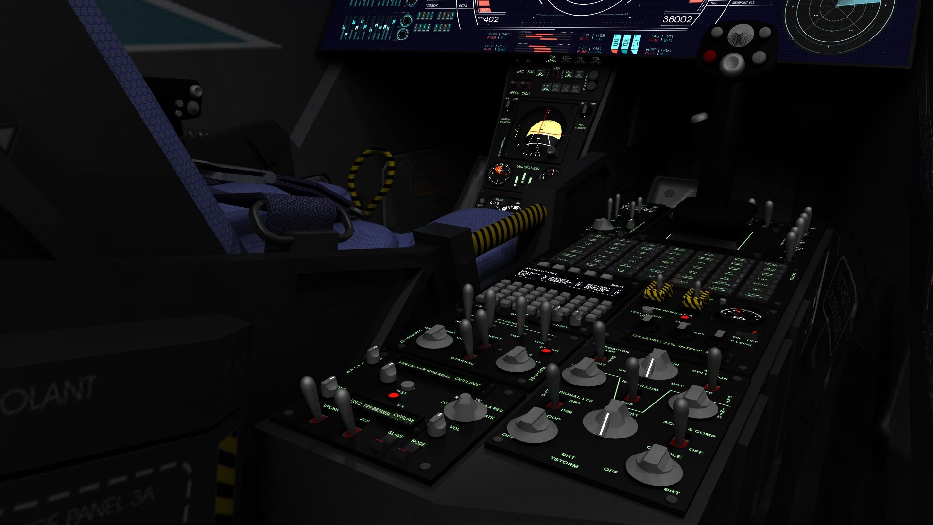 3D Cockpit - TurboSquid 1729002