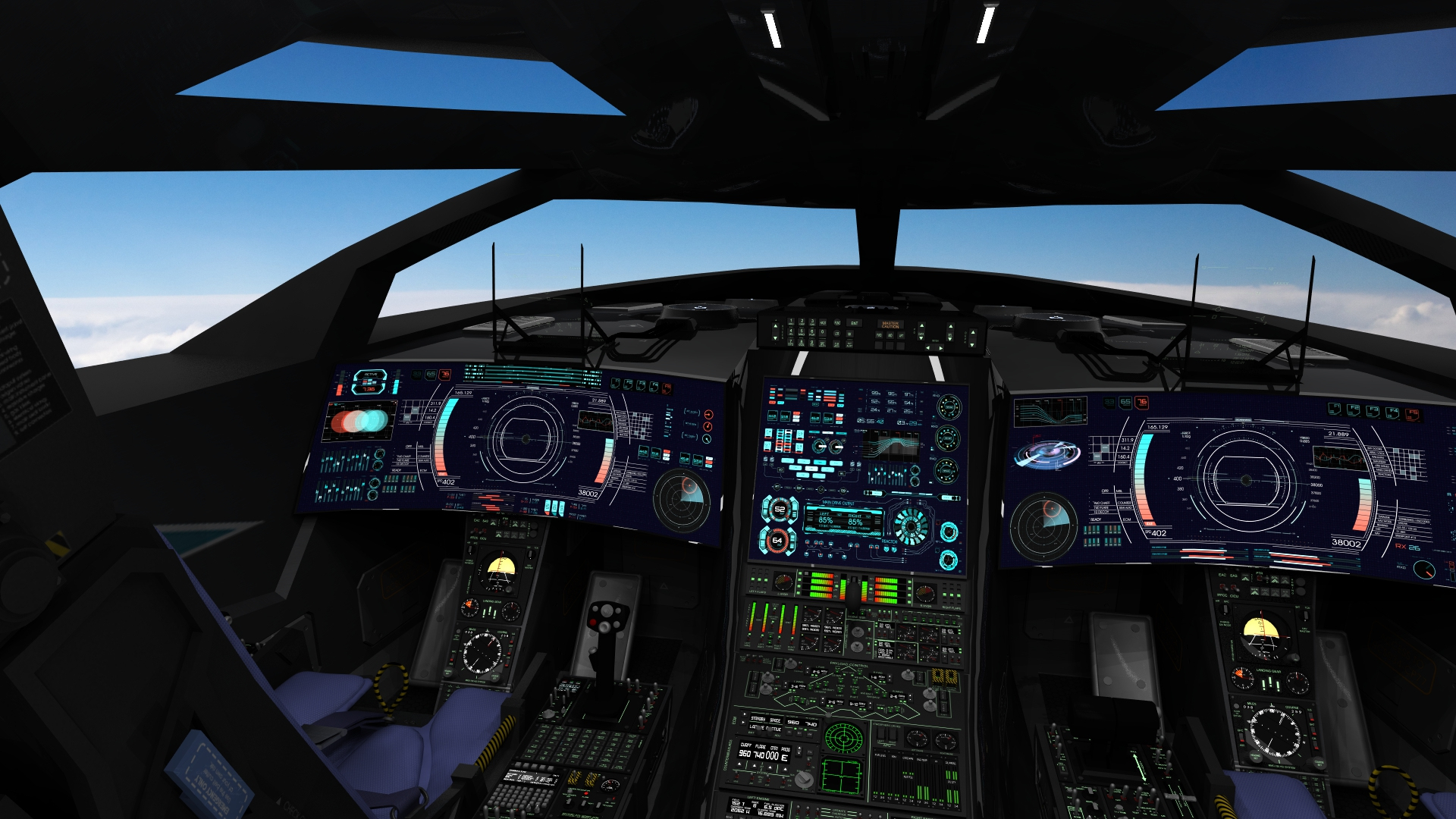 3D Cockpit - TurboSquid 1729002