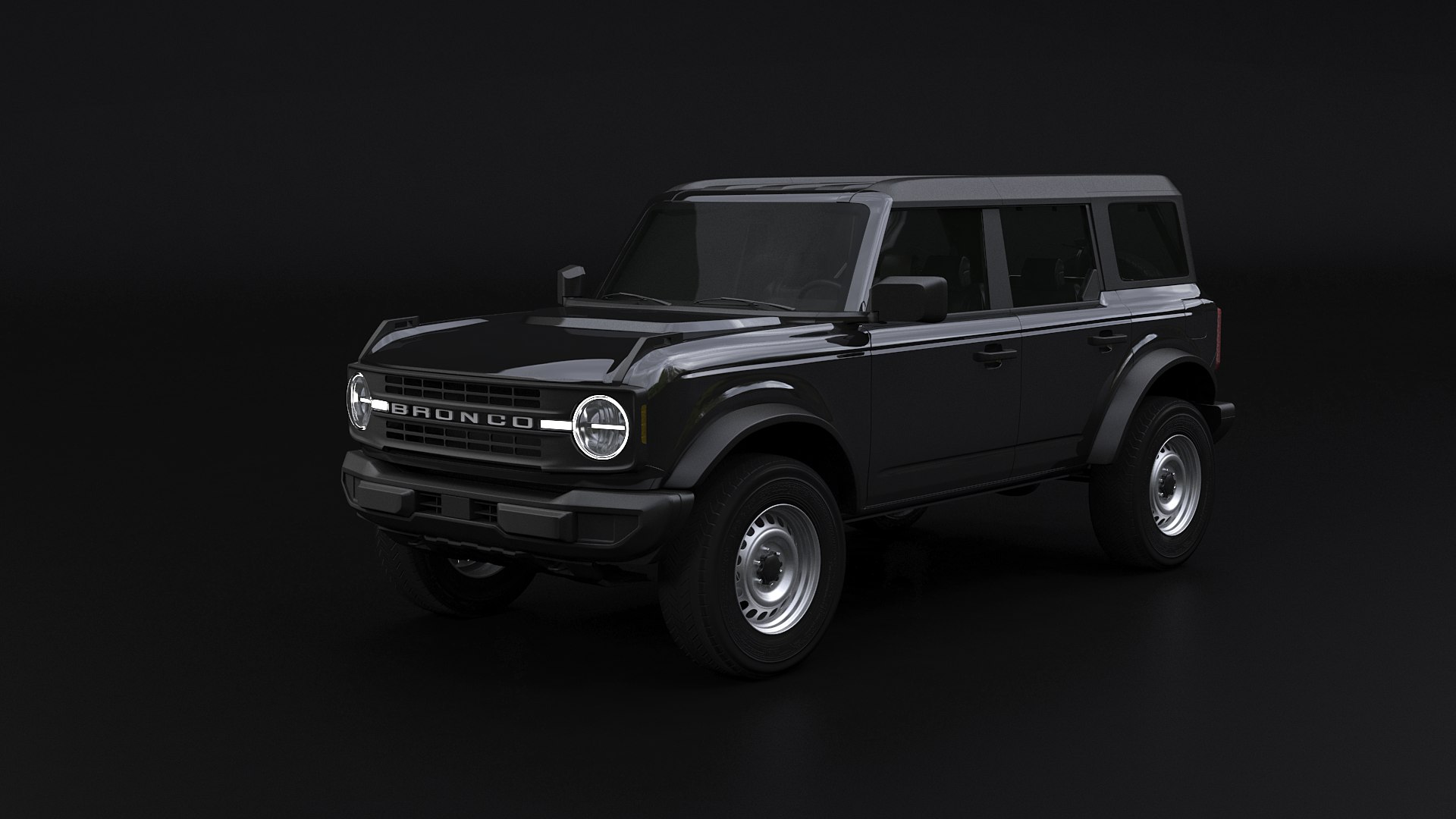 Ford Bronco 2021 Base 3D Model - TurboSquid 1818563