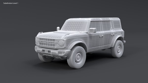 Ford Bronco 2021 Base 3D model - TurboSquid 1818563