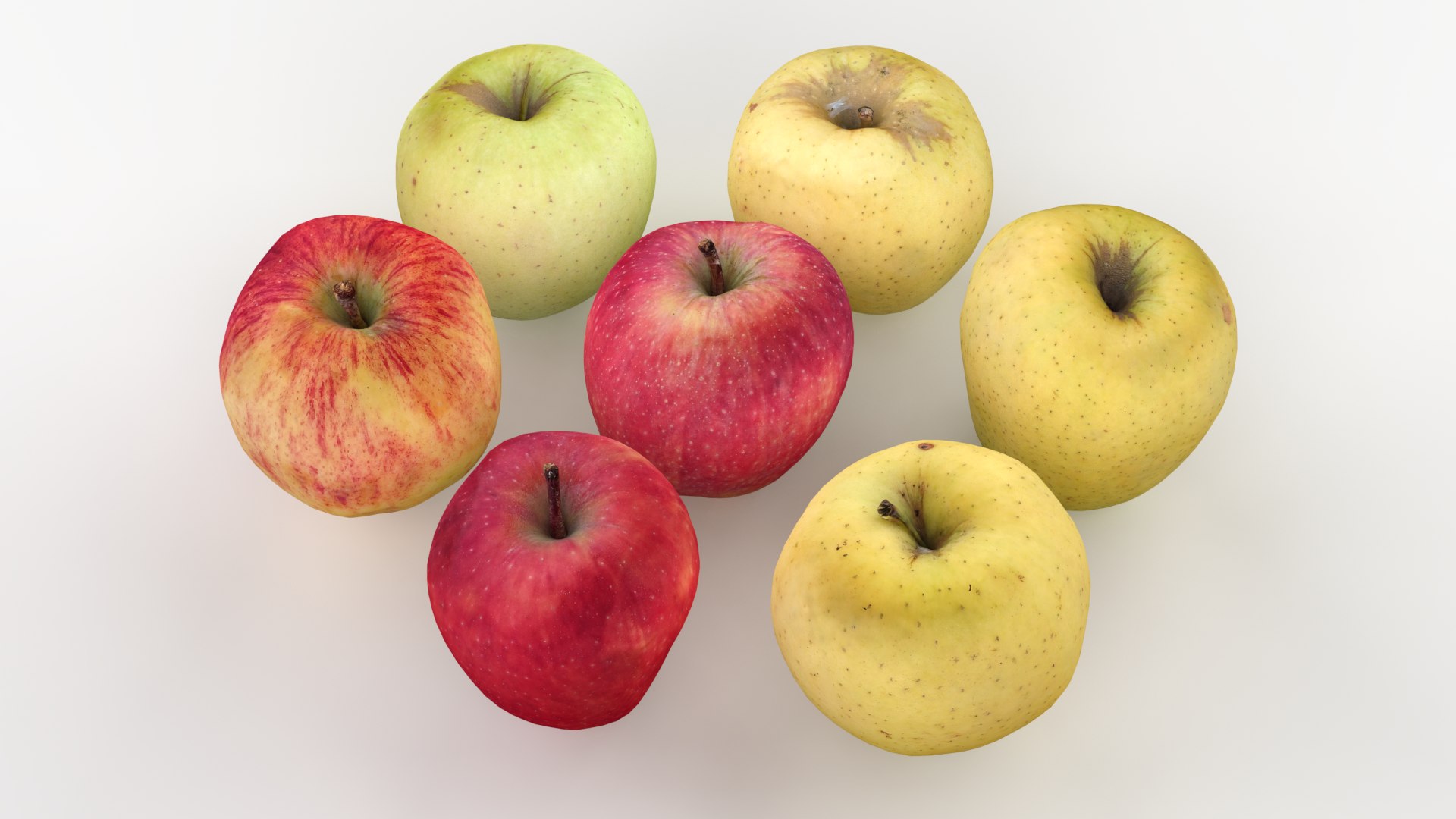 3D Apple Scan Set 1 Model - TurboSquid 2114915