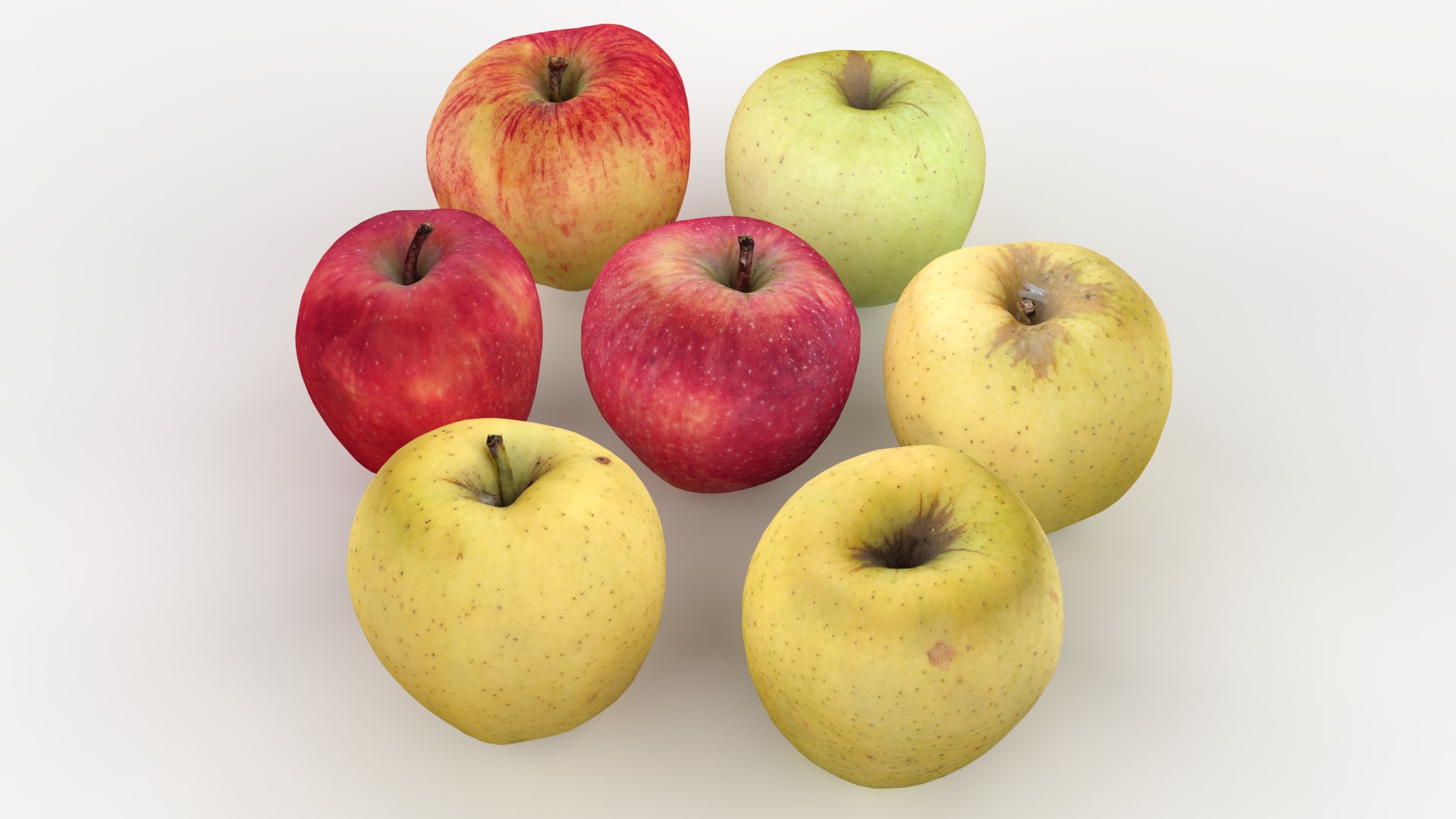 3D Apple Scan Set 1 Model - TurboSquid 2114915