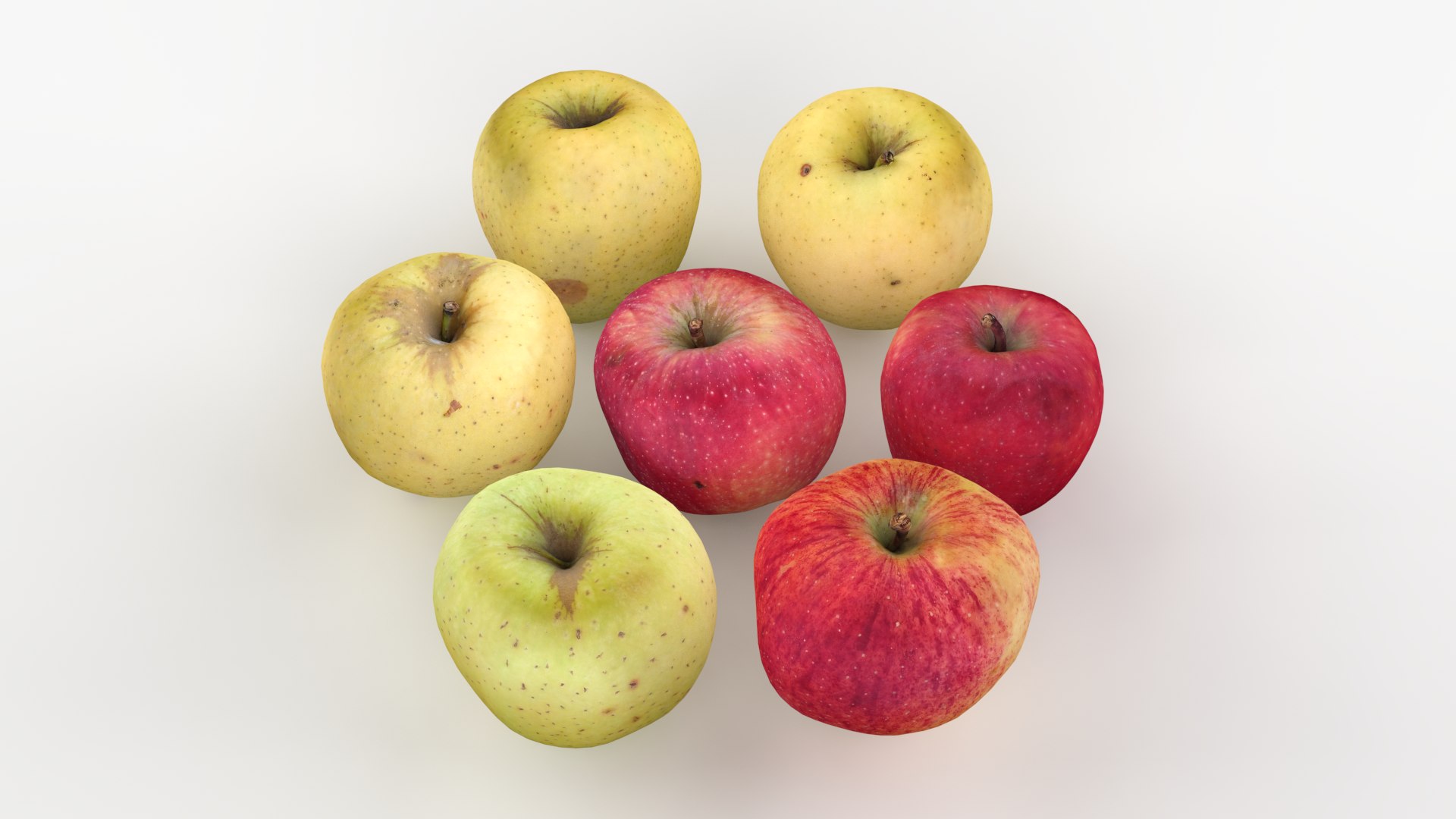 3D Apple Scan Set 1 Model - TurboSquid 2114915