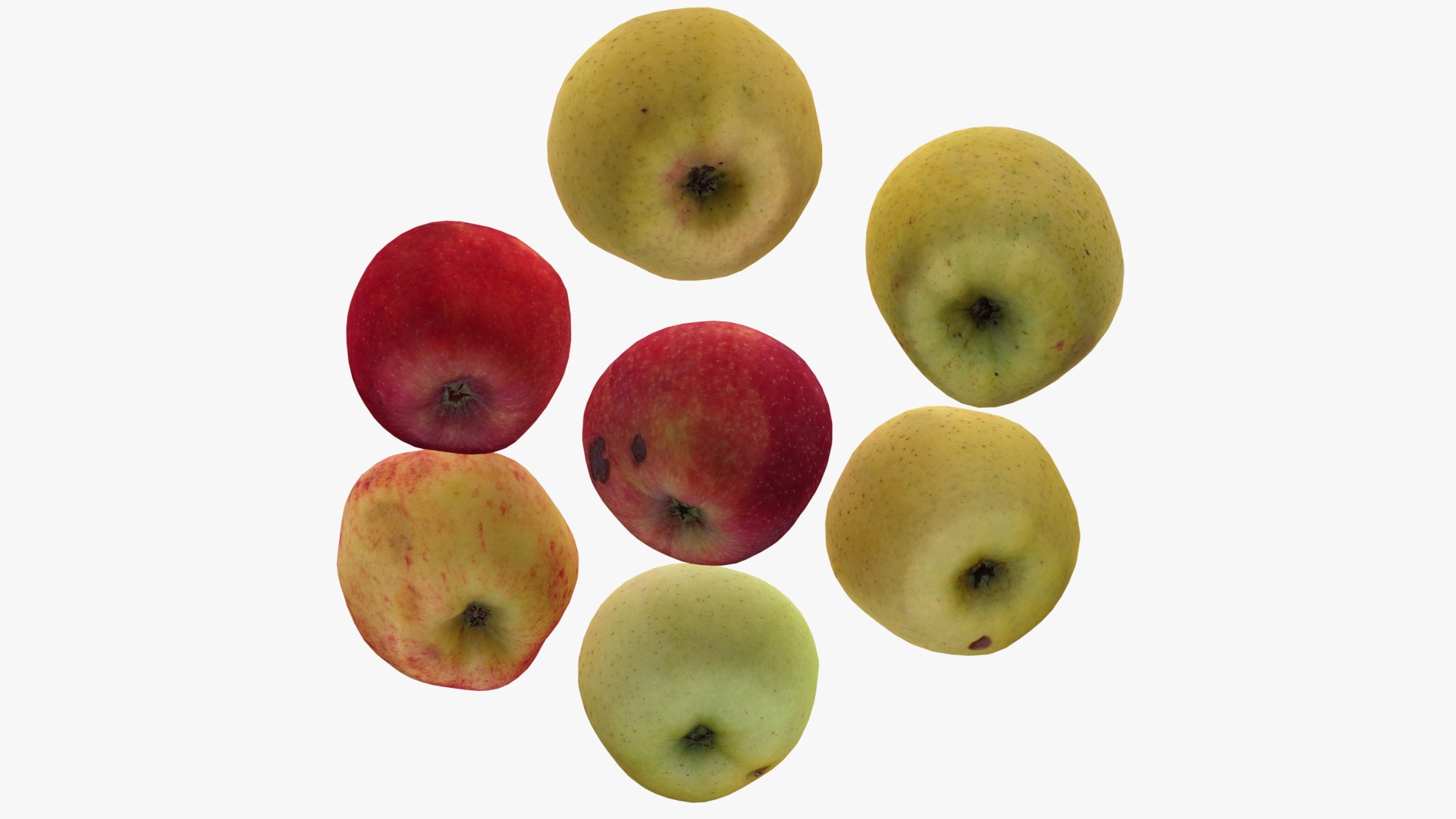 3D Apple Scan Set 1 model - TurboSquid 2114915