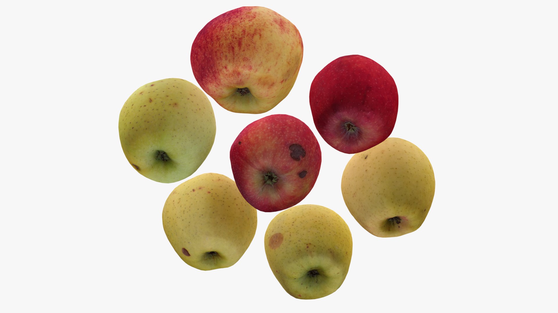 3D Apple Scan Set 1 model - TurboSquid 2114915