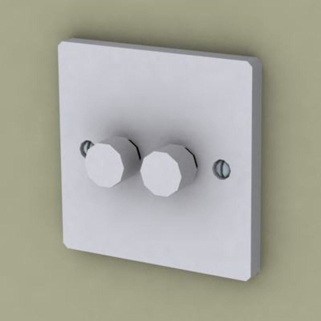 3d Electrical Fittings Switch Model