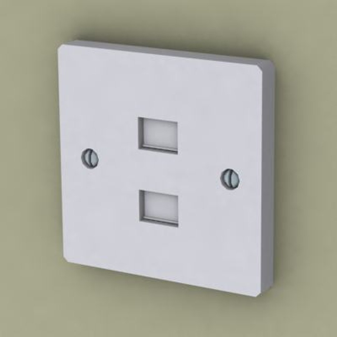 3d Electrical Fittings Switch Model