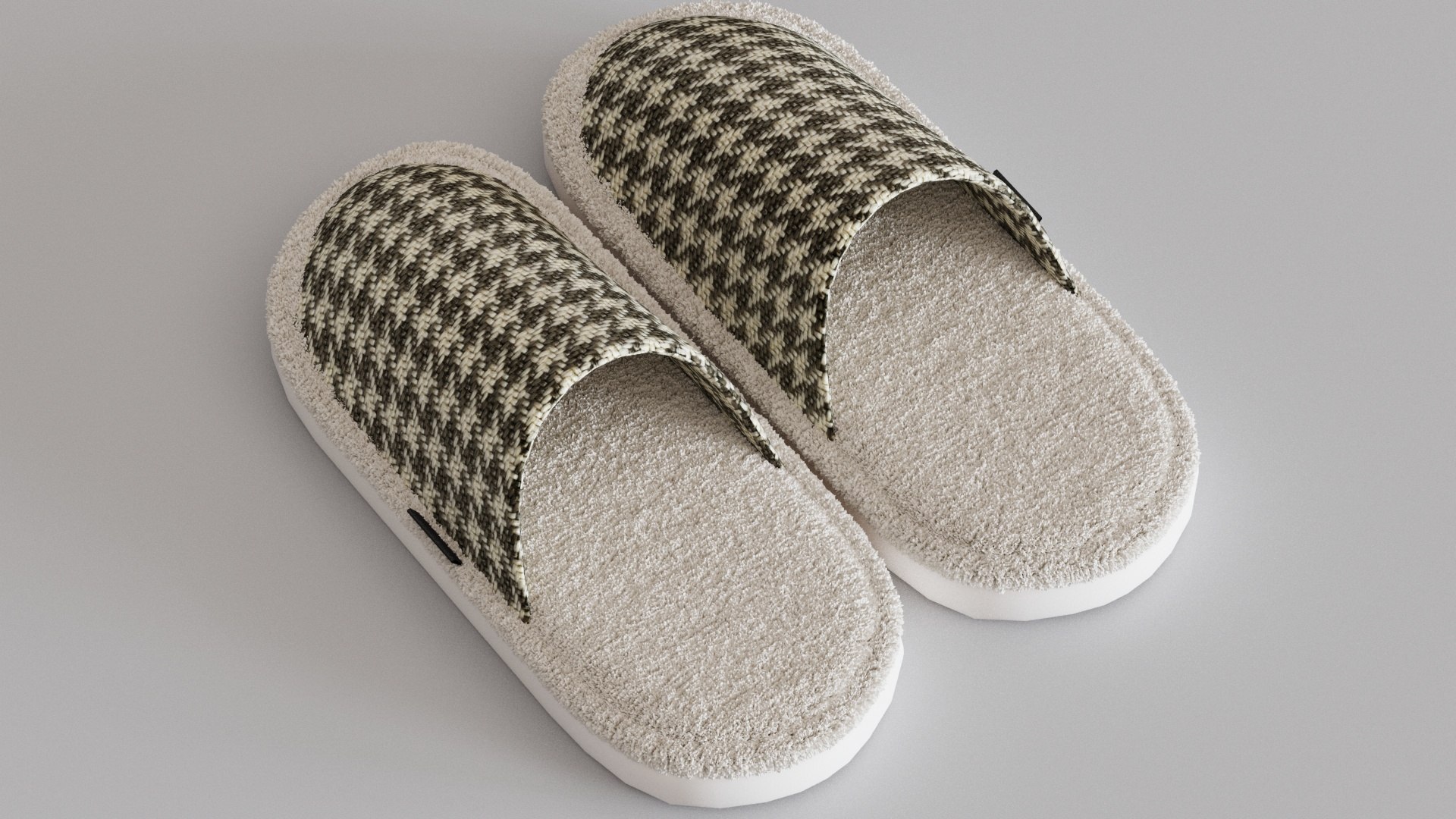 Winter slippers collection 3D model - TurboSquid 2176221