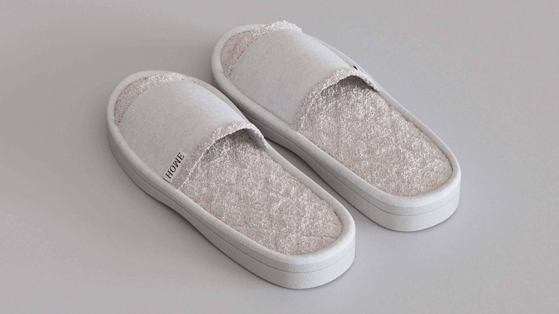 Winter slippers collection 3D model - TurboSquid 2176221