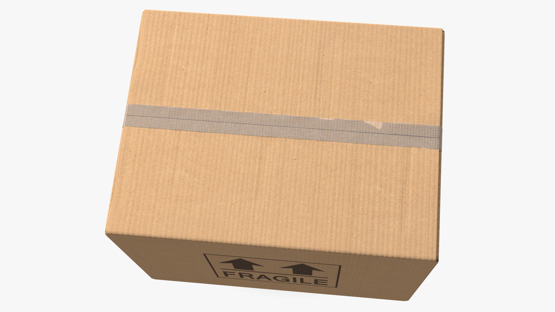 Fragile Cardboard Box 3D Model - TurboSquid 2216645