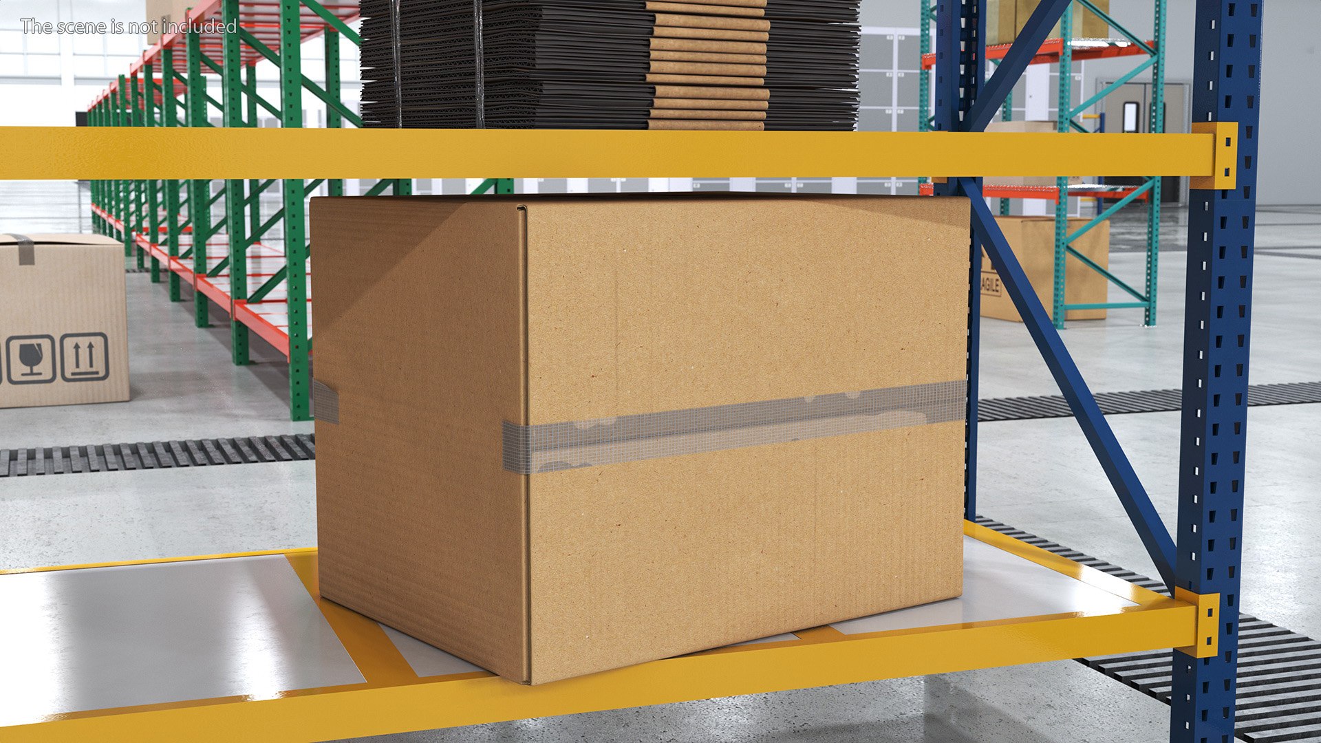 Fragile Cardboard Box 3D Model - TurboSquid 2216645