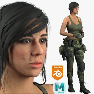 Download 3D Soldier Rig Maya Models - TurboSquid