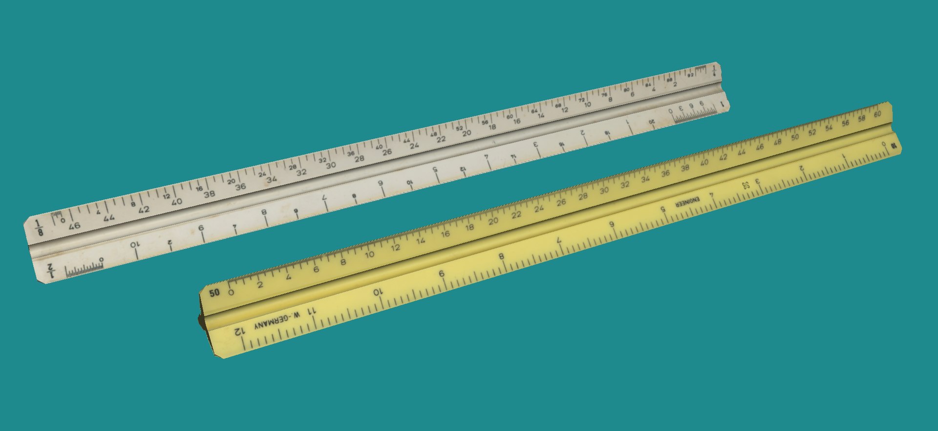 3D Scale Rulers Model - TurboSquid 1496918