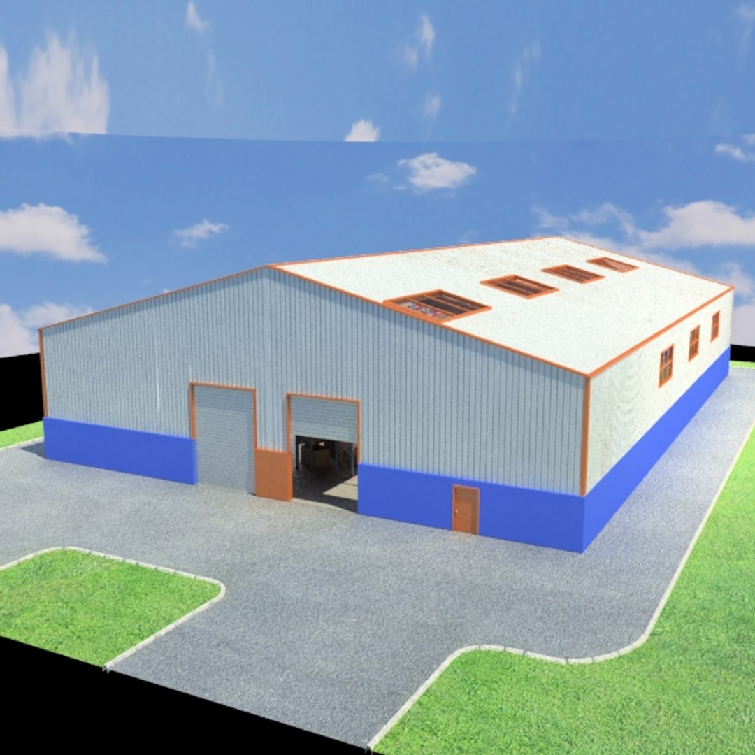 3d Warehouse Building Model