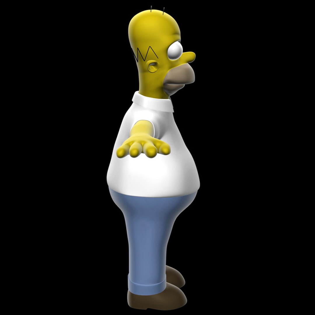 homer simpsons c4d