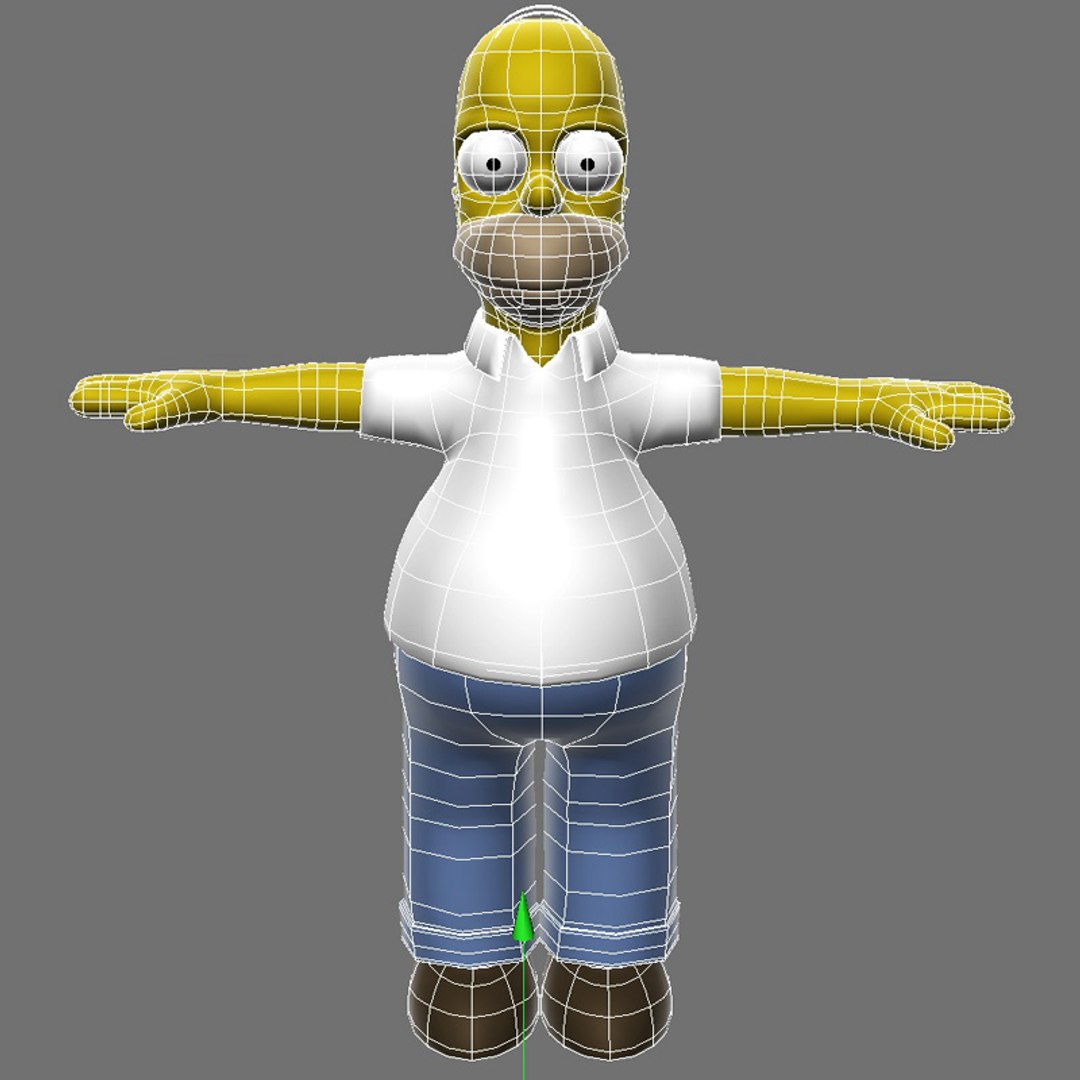 Homer Simpsons C4d