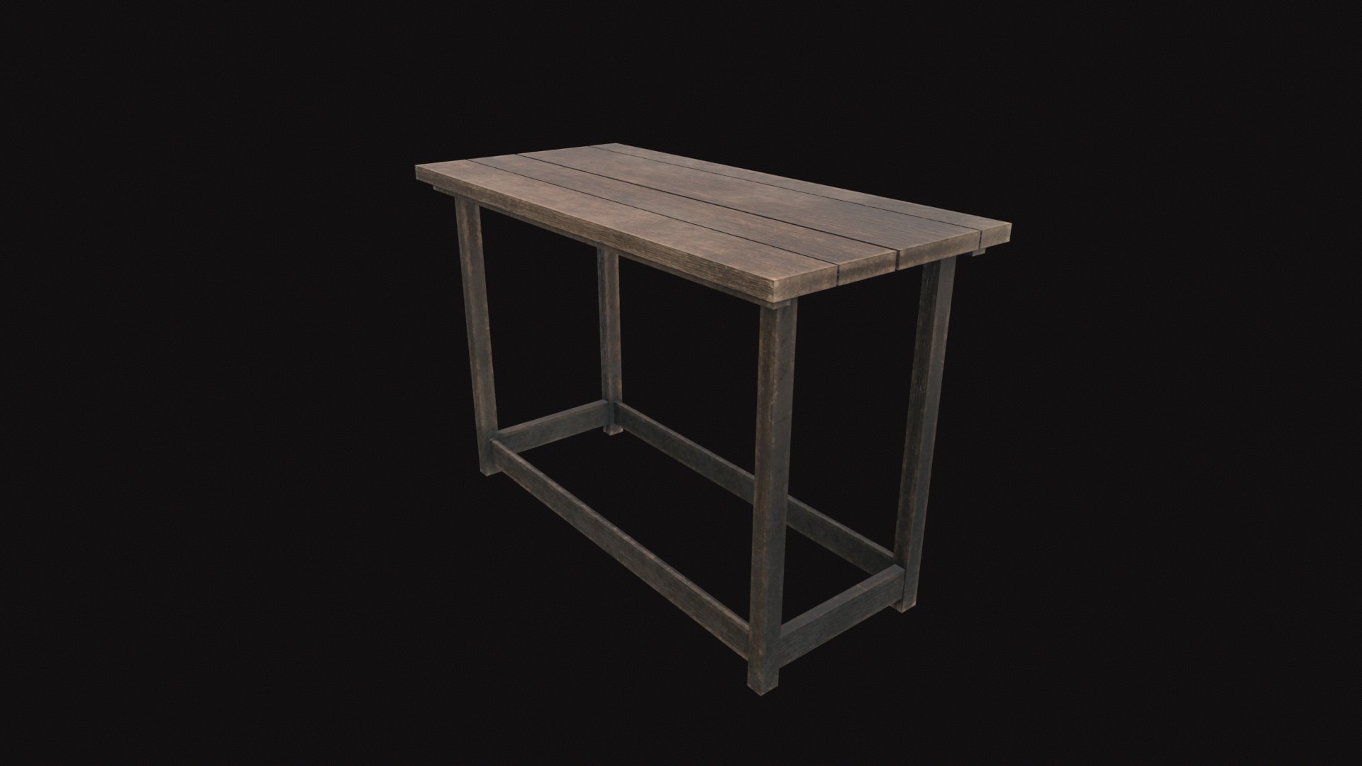 Medieval Butcher Table 02 3D Model - TurboSquid 2320578