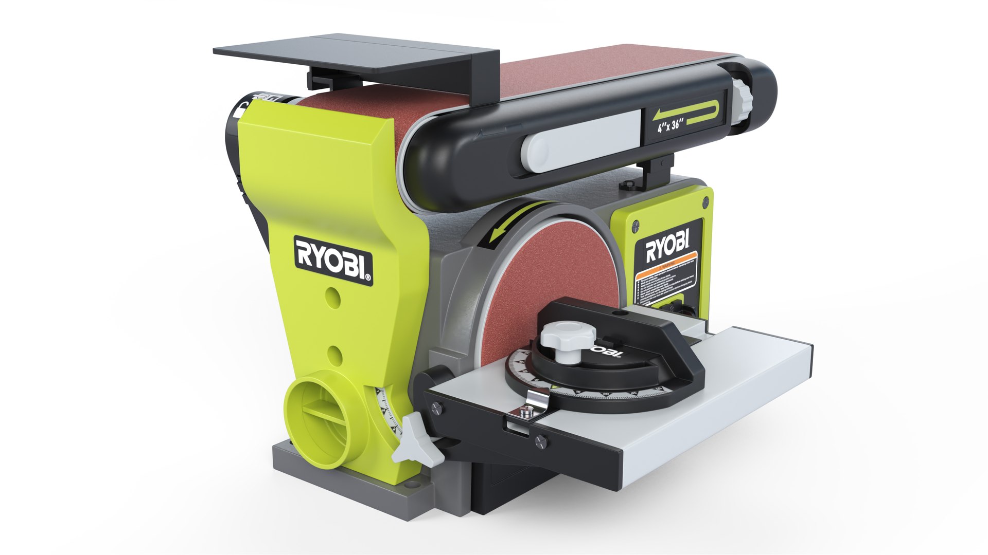 3D Belt and Disk Bench Sander Ryobi - TurboSquid 2155791