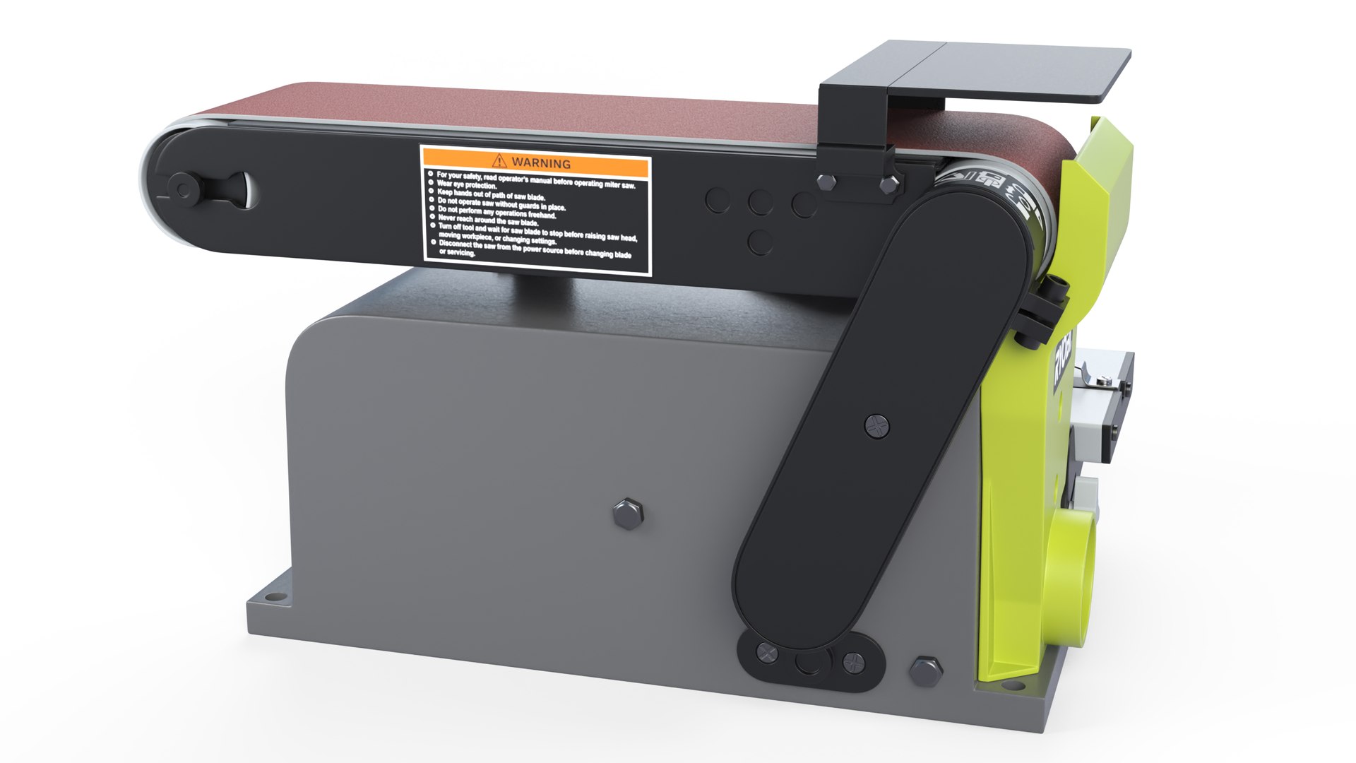 3D Belt and Disk Bench Sander Ryobi - TurboSquid 2155791