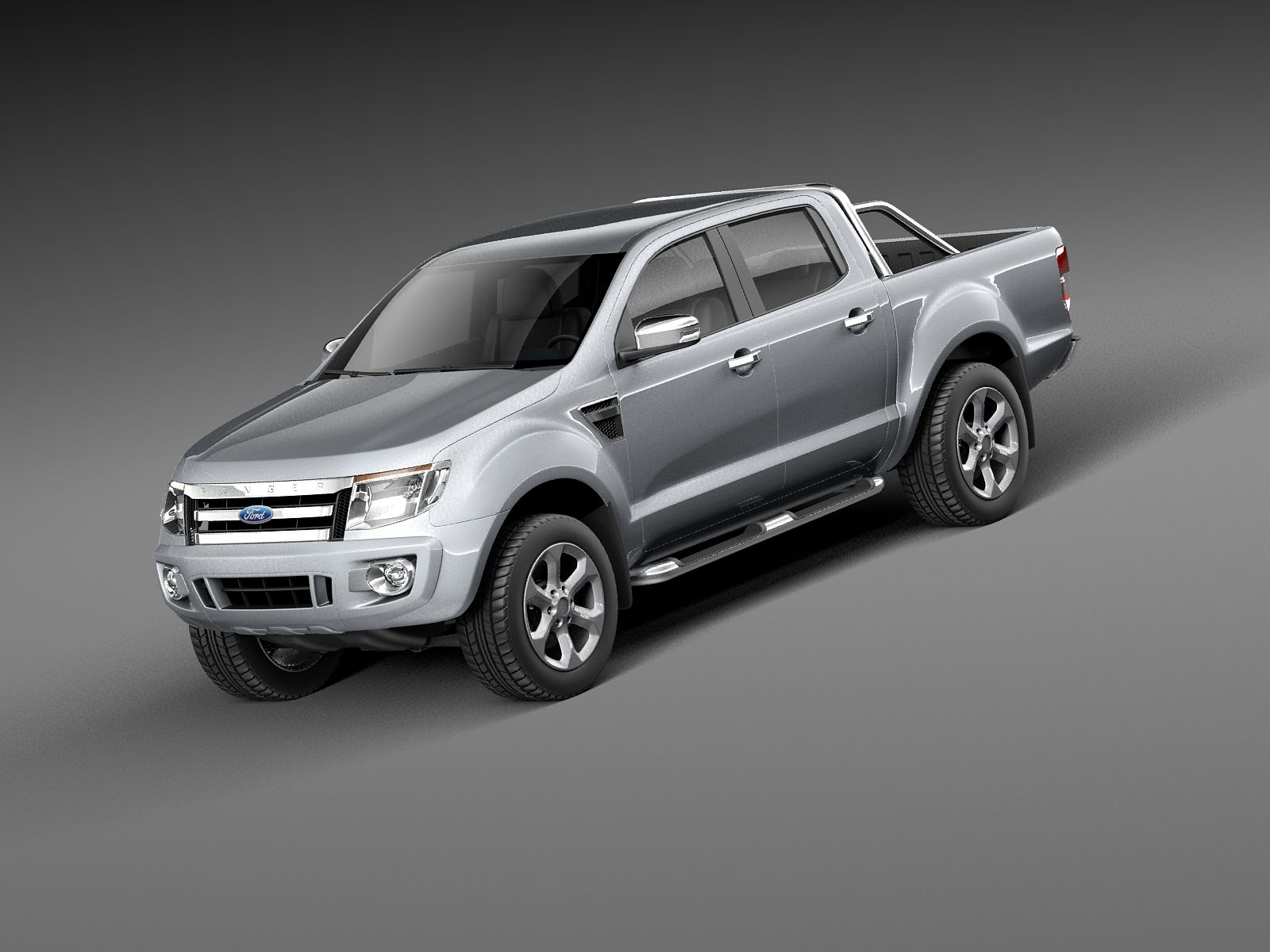ranger 2012 pickup 3d model