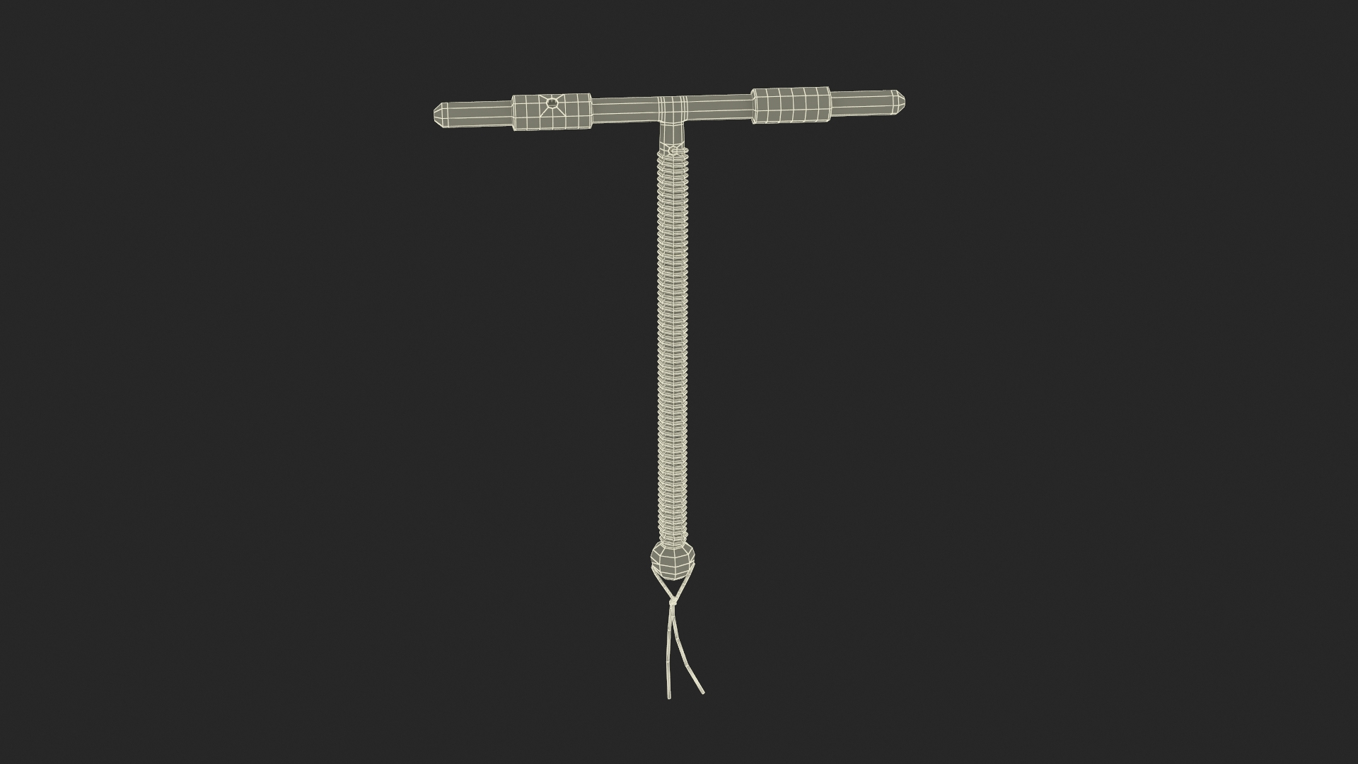 3D Copper Intrauterine Device T-IUD Model - TurboSquid 1926857