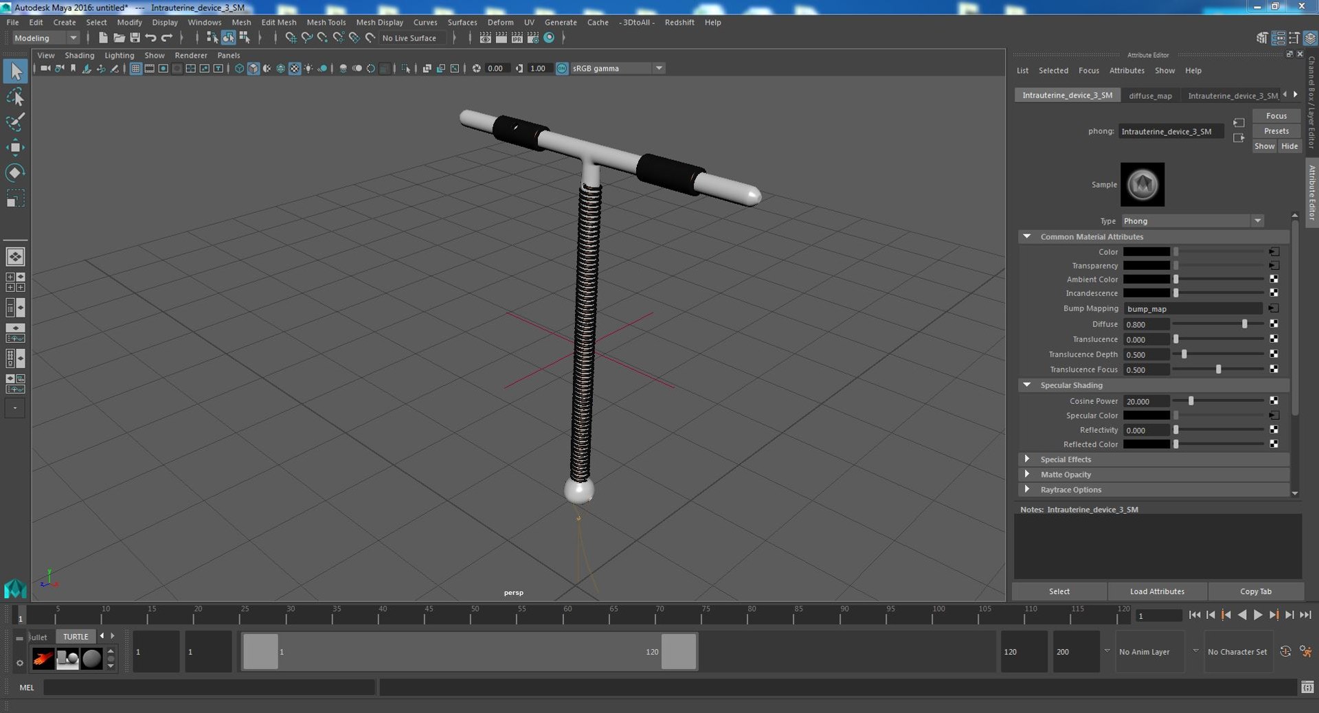 3D Copper Intrauterine Device T-IUD Model - TurboSquid 1926857