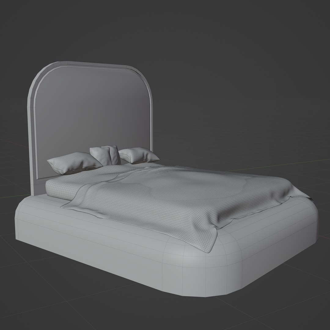 Bed For Visualization 3D Model - TurboSquid 2056356