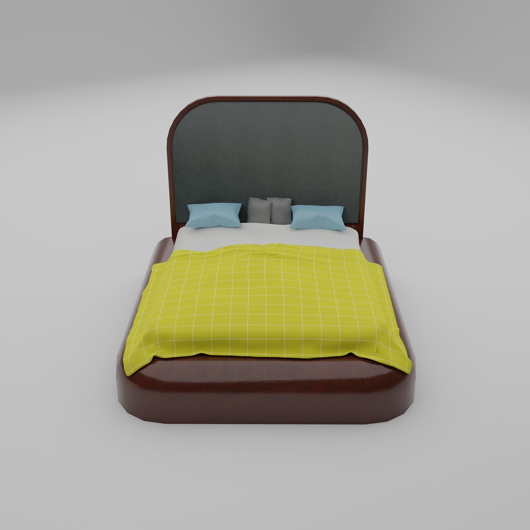 Bed For Visualization 3D Model - TurboSquid 2056356