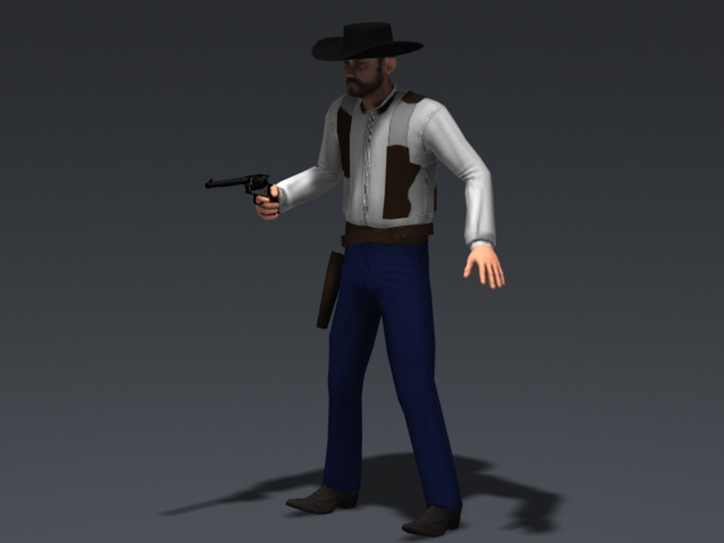 3d Cowboy