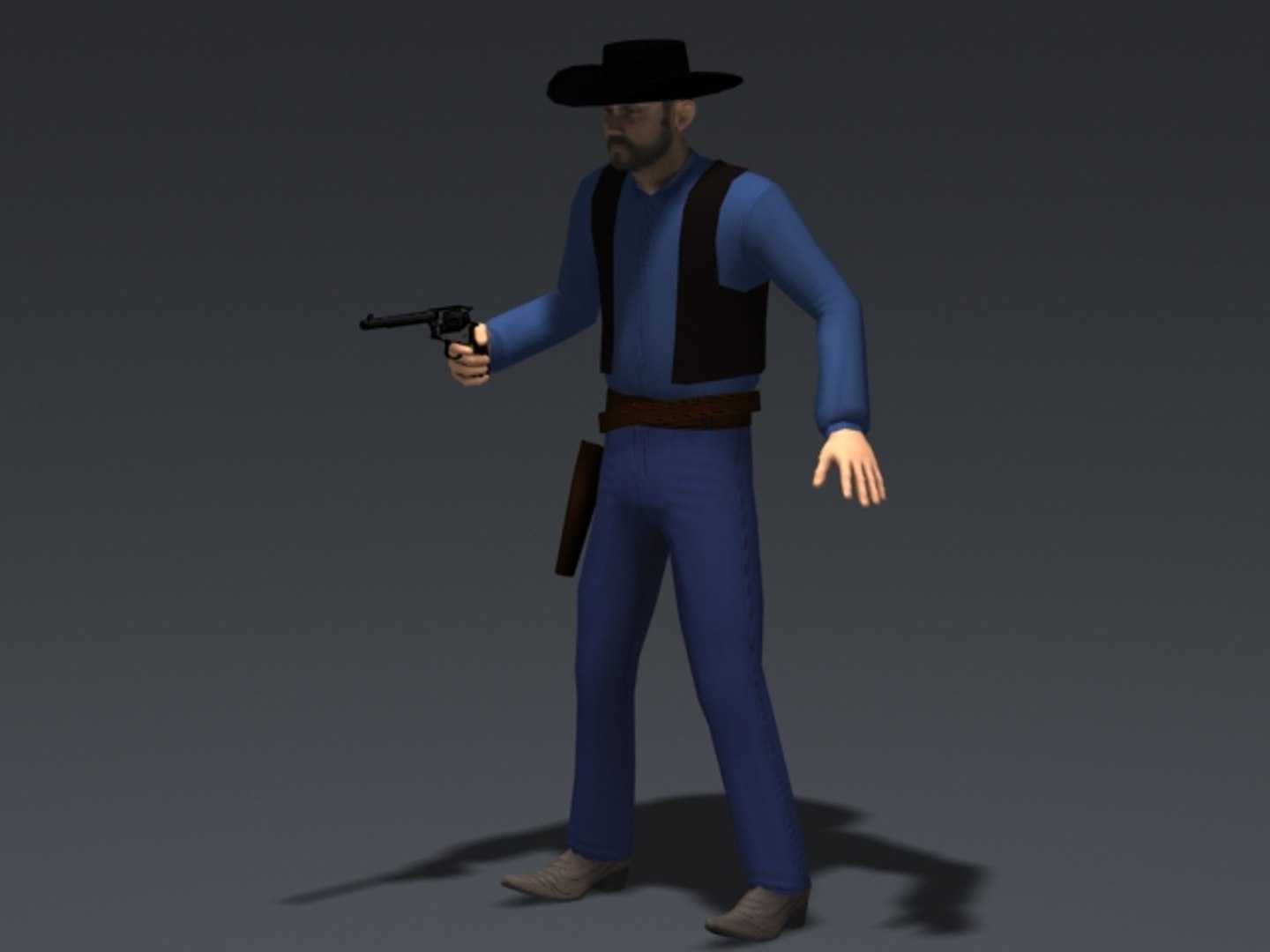 3d Cowboy