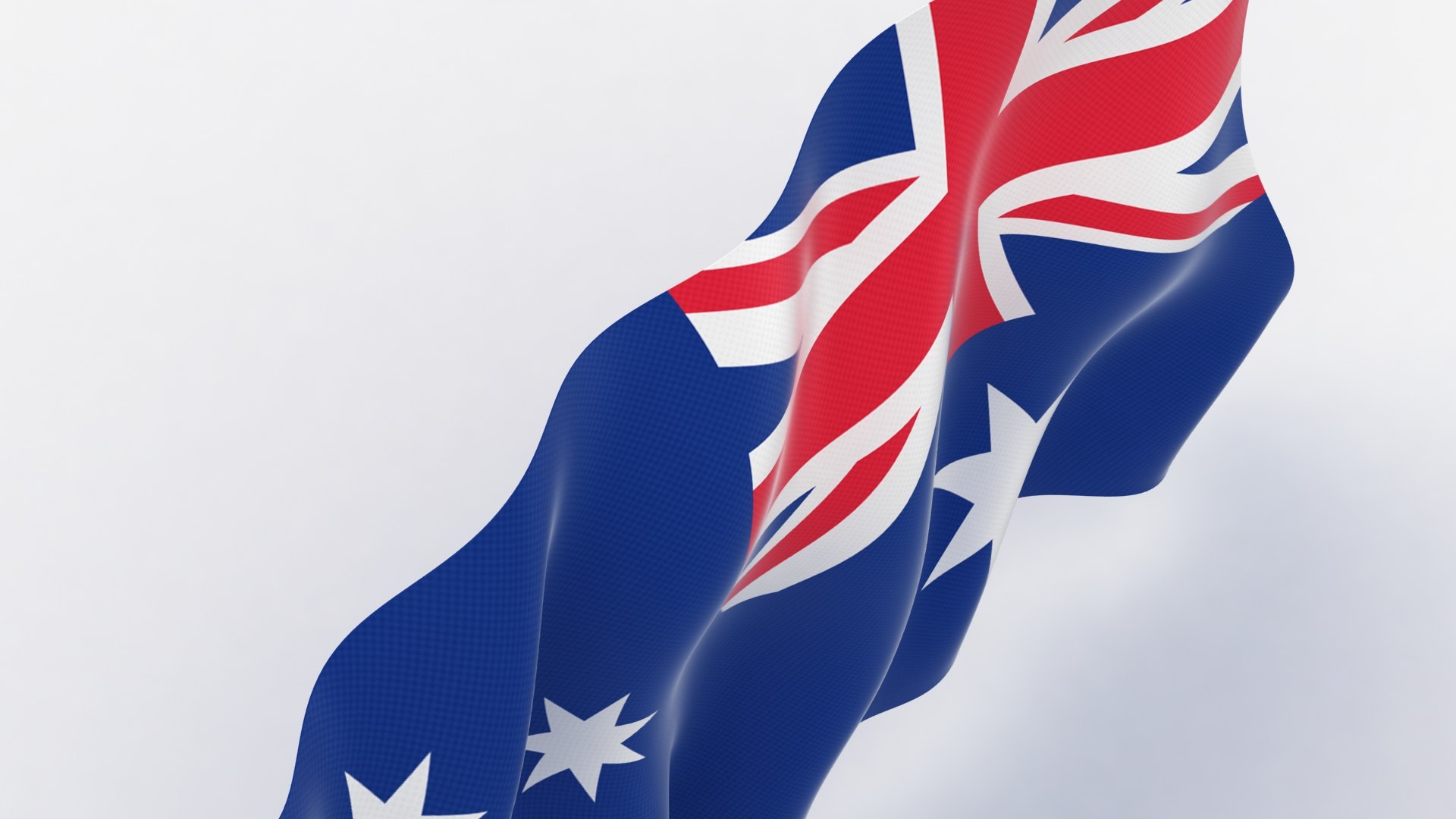 3D Australia Flag Animation Model - TurboSquid 1613023
