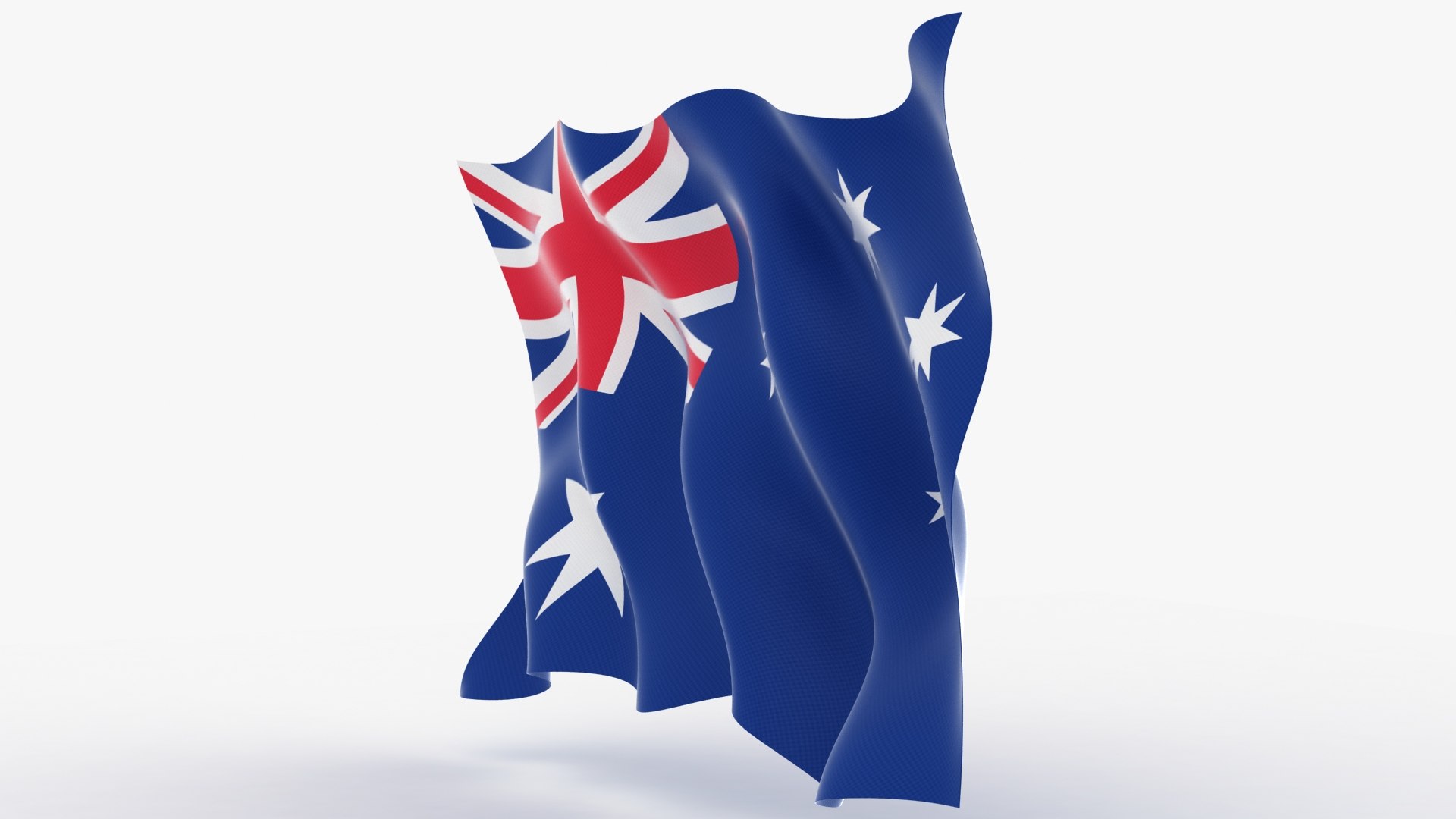 3D Australia Flag Animation Model - TurboSquid 1613023