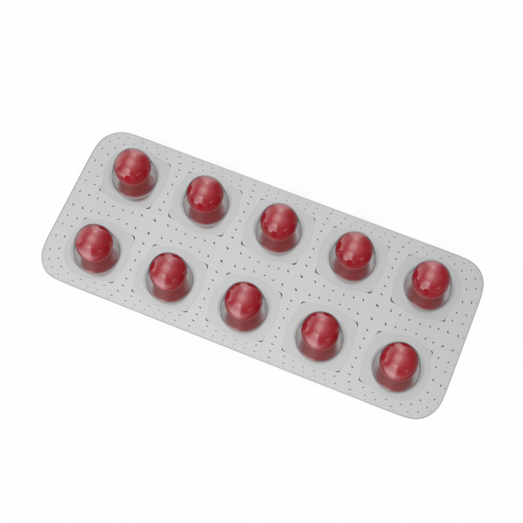 Pill Packages 3D - TurboSquid 2226551