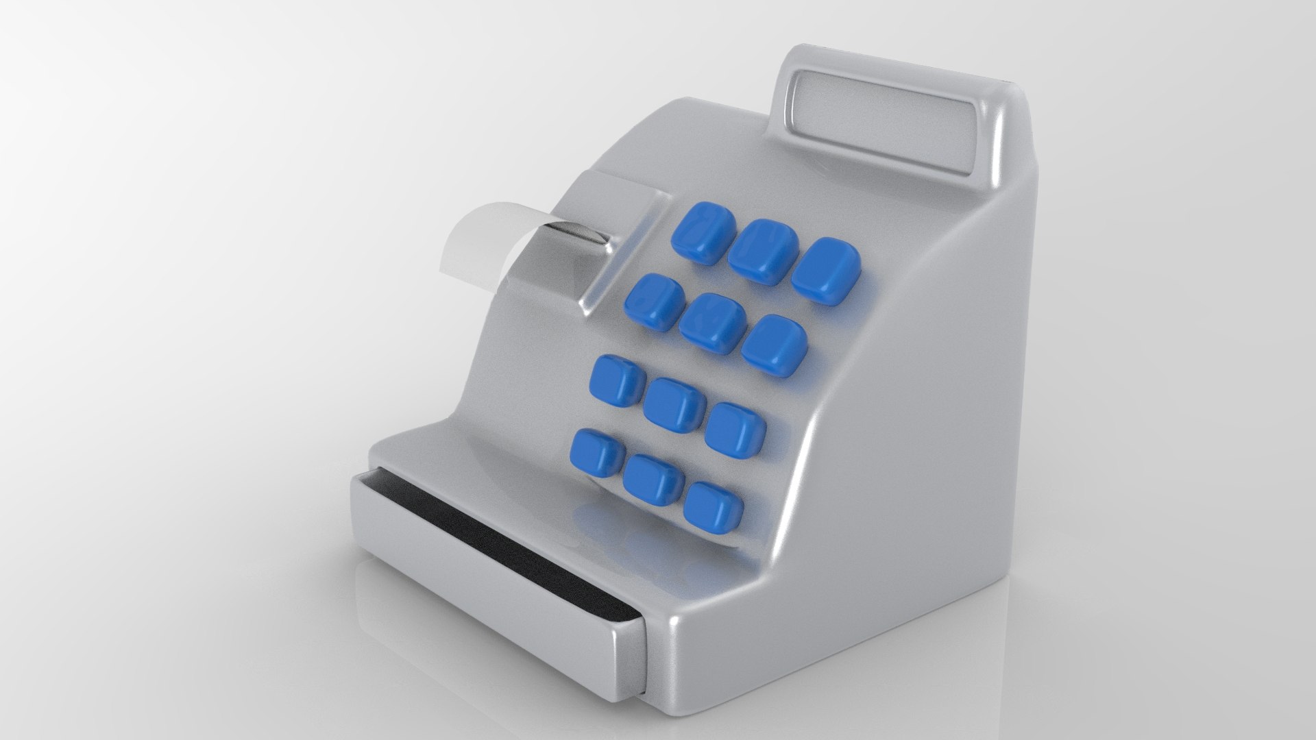 Free Funny Cash Register 3D - TurboSquid 1954774