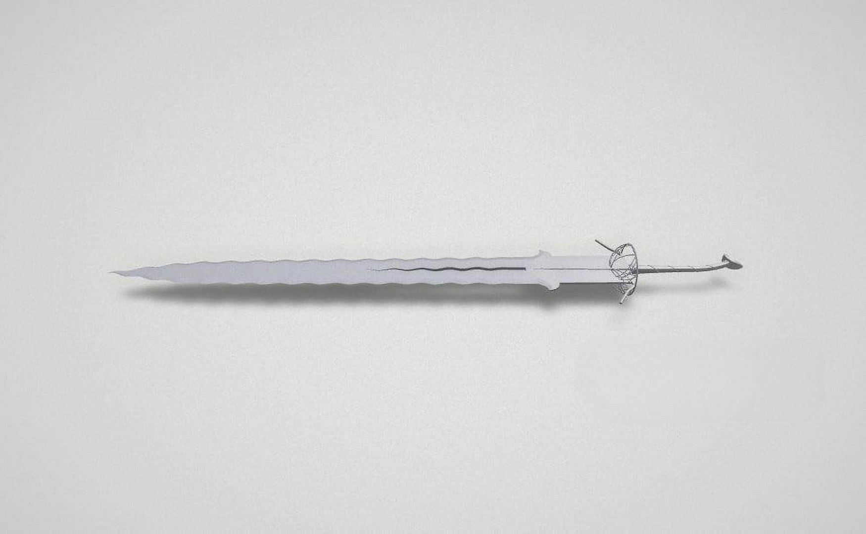 3D Game asset Elegant Wavy-Blade Weapon - TurboSquid 2143824