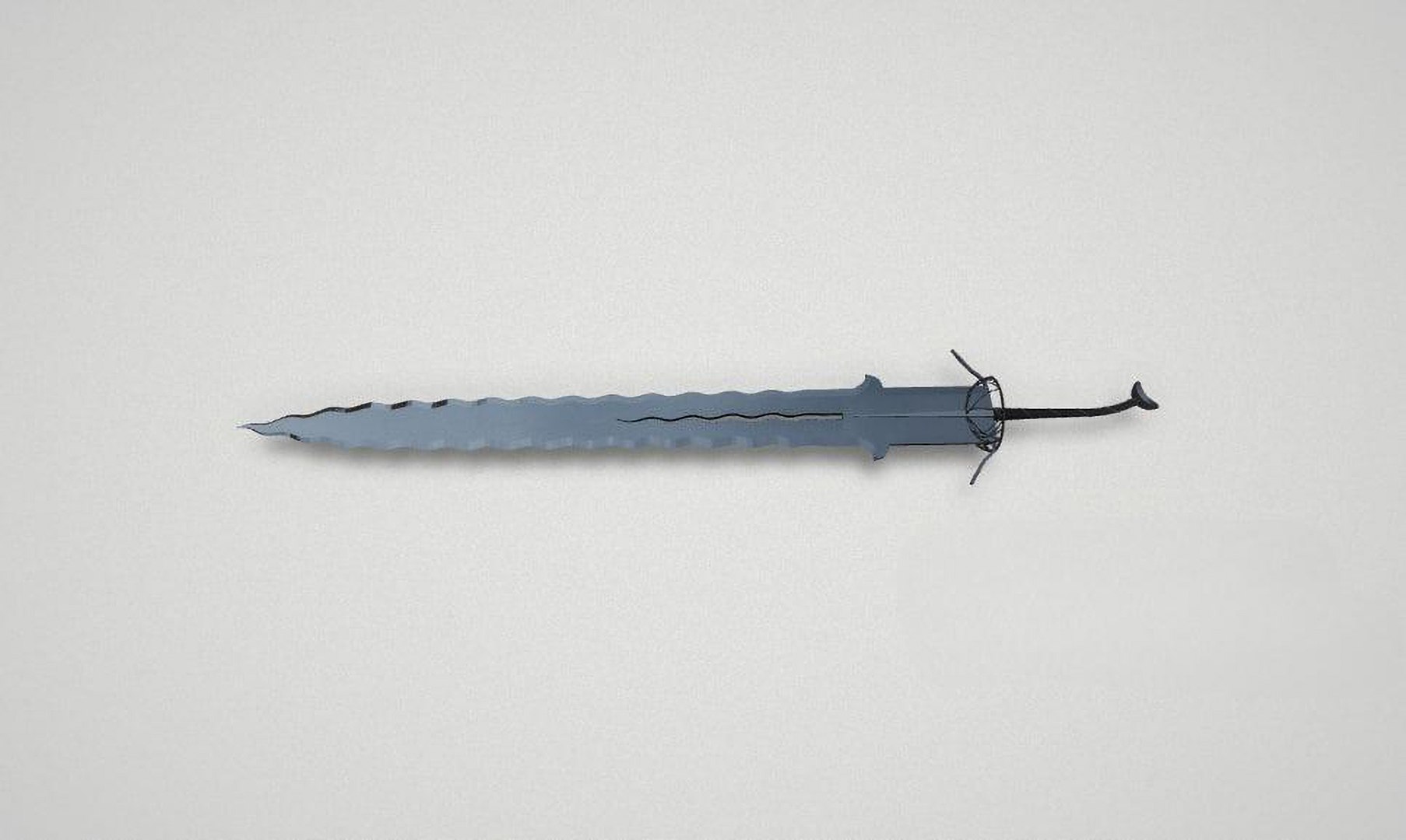 3D Game asset Elegant Wavy-Blade Weapon - TurboSquid 2143824