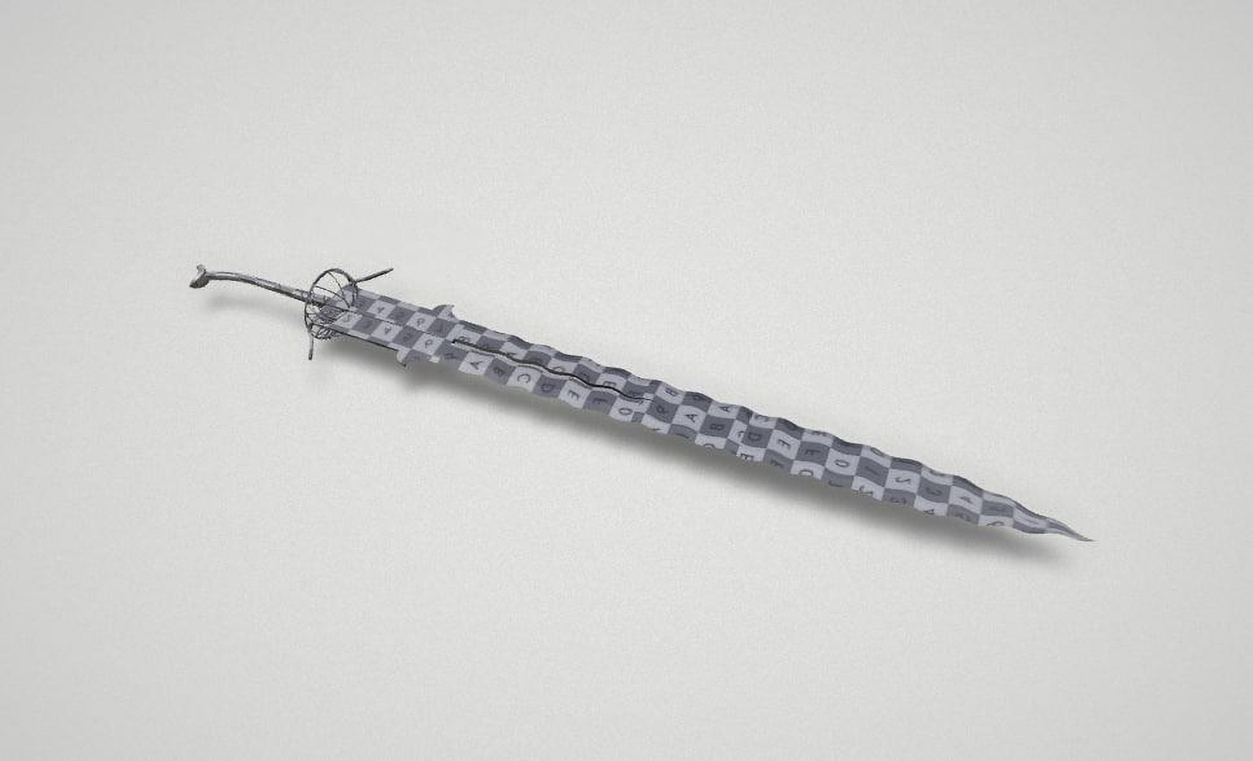 3D Game asset Elegant Wavy-Blade Weapon - TurboSquid 2143824