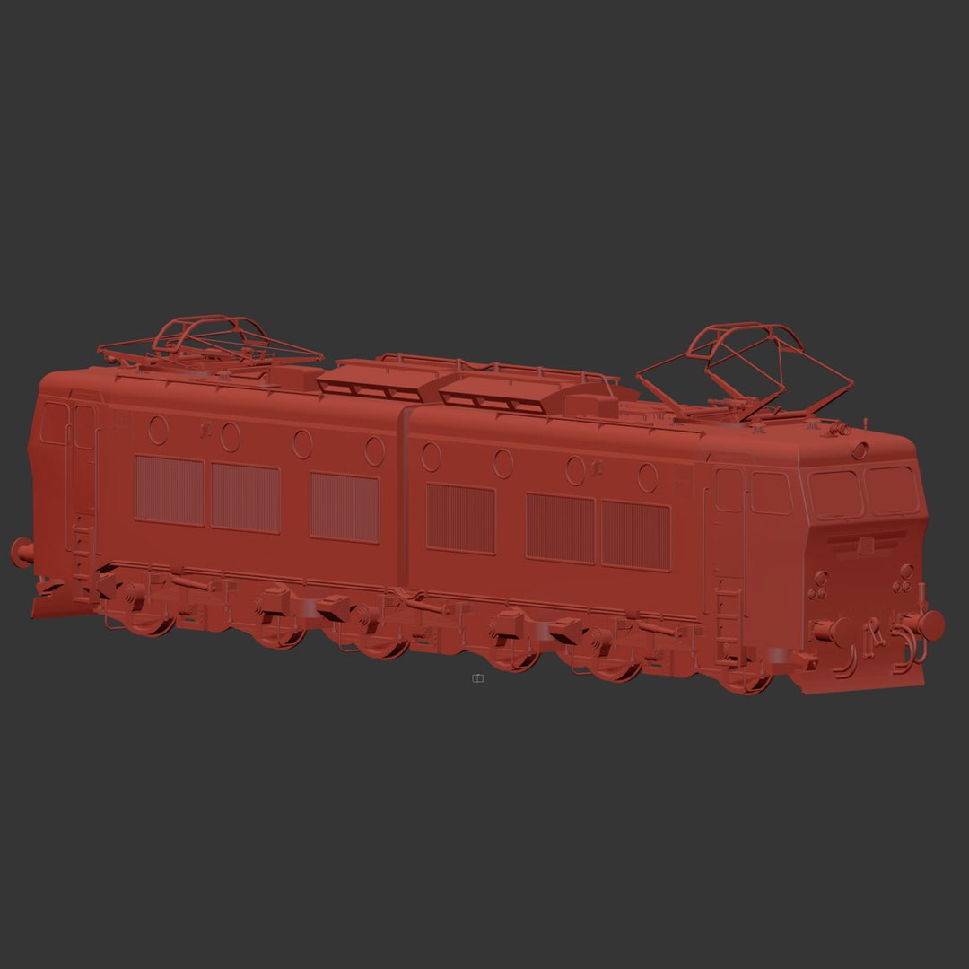3D Electric Locomotive Model - TurboSquid 1814485