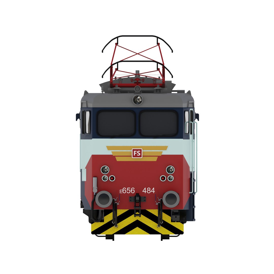 3D Electric Locomotive Model - TurboSquid 1814485