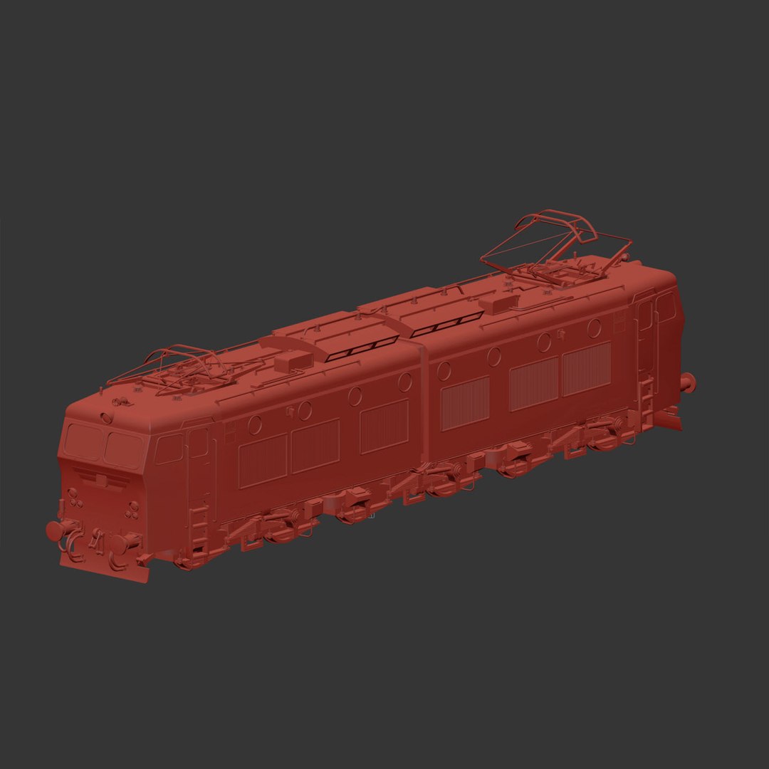 3D Electric Locomotive Model - TurboSquid 1814485