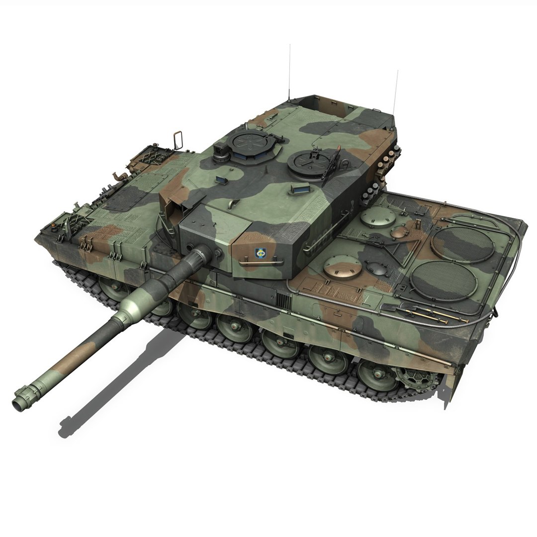 Polish Leopard 2a4 - 3d C4d