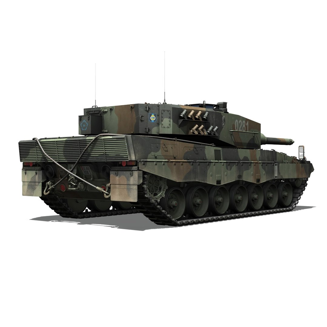 Polish Leopard 2a4 - 3d C4d