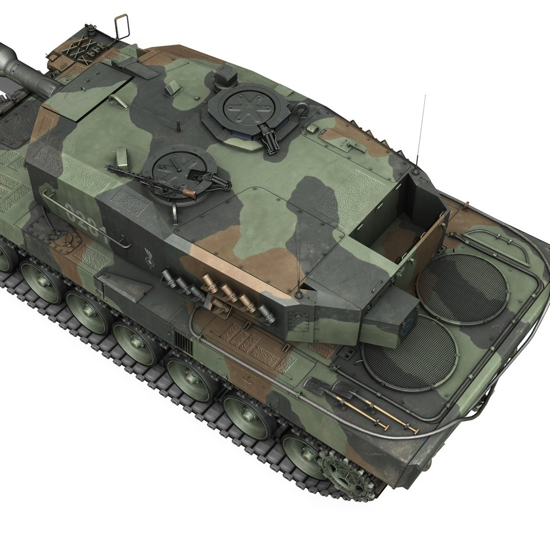 polish leopard 2a4 - 3d c4d