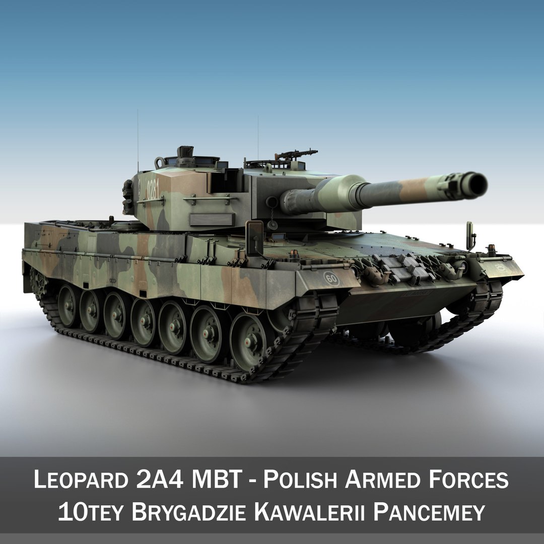 Polish Leopard 2a4 - 3d C4d