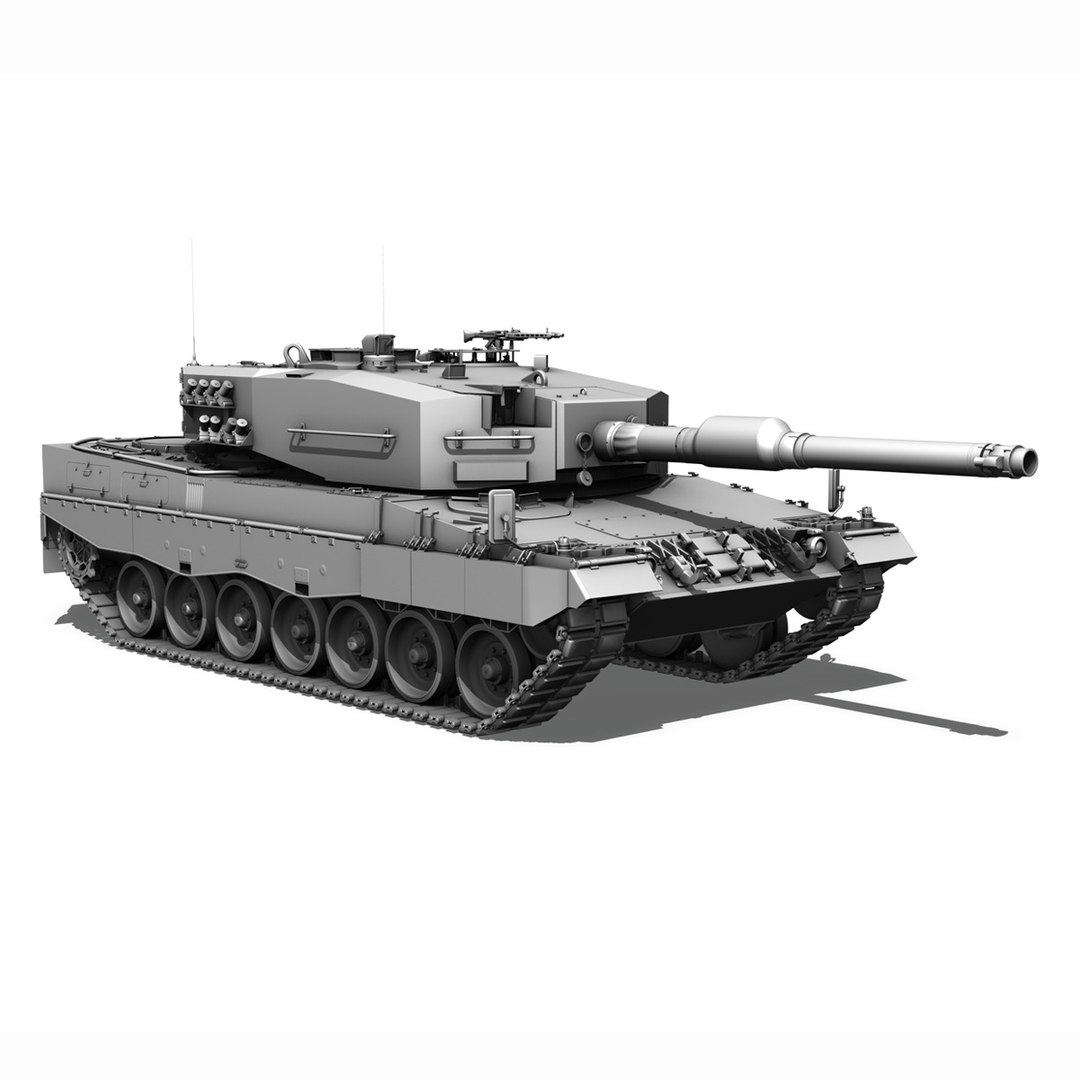 polish leopard 2a4 - 3d c4d